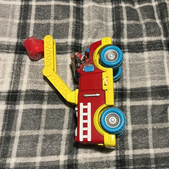 Mattel | Toys | Vintage Sesame Street Fire Engine Vehicle Elmo To The ...